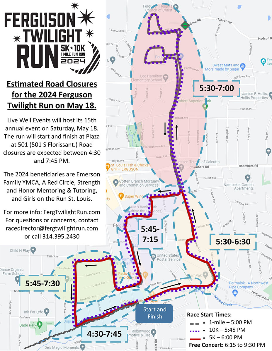 RACE INFO - Ferguson Twilight Run
